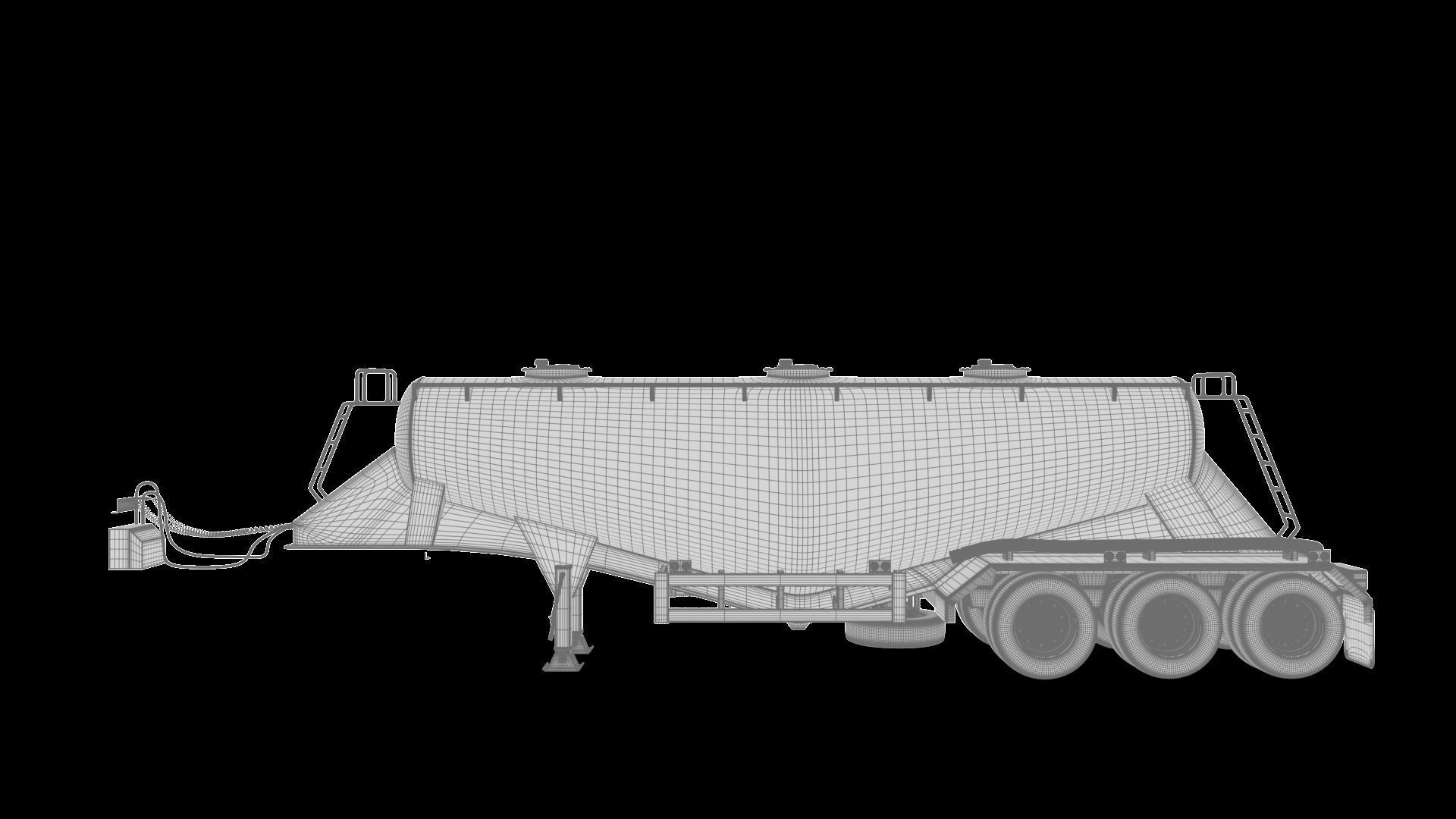 Bulk Cement Trailer Texture | CGTrader
