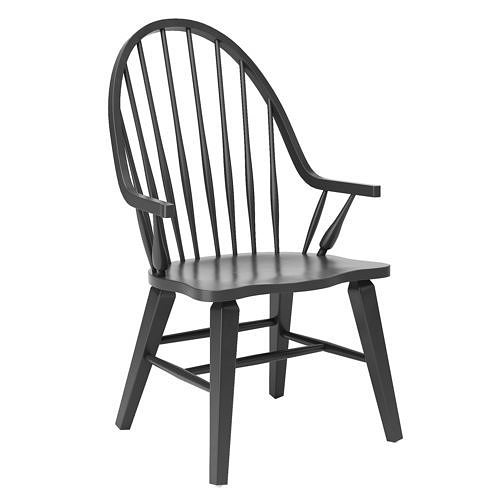 Hearthstone Ridge Windsor Back Arm Chair Black 3D model | CGTrader