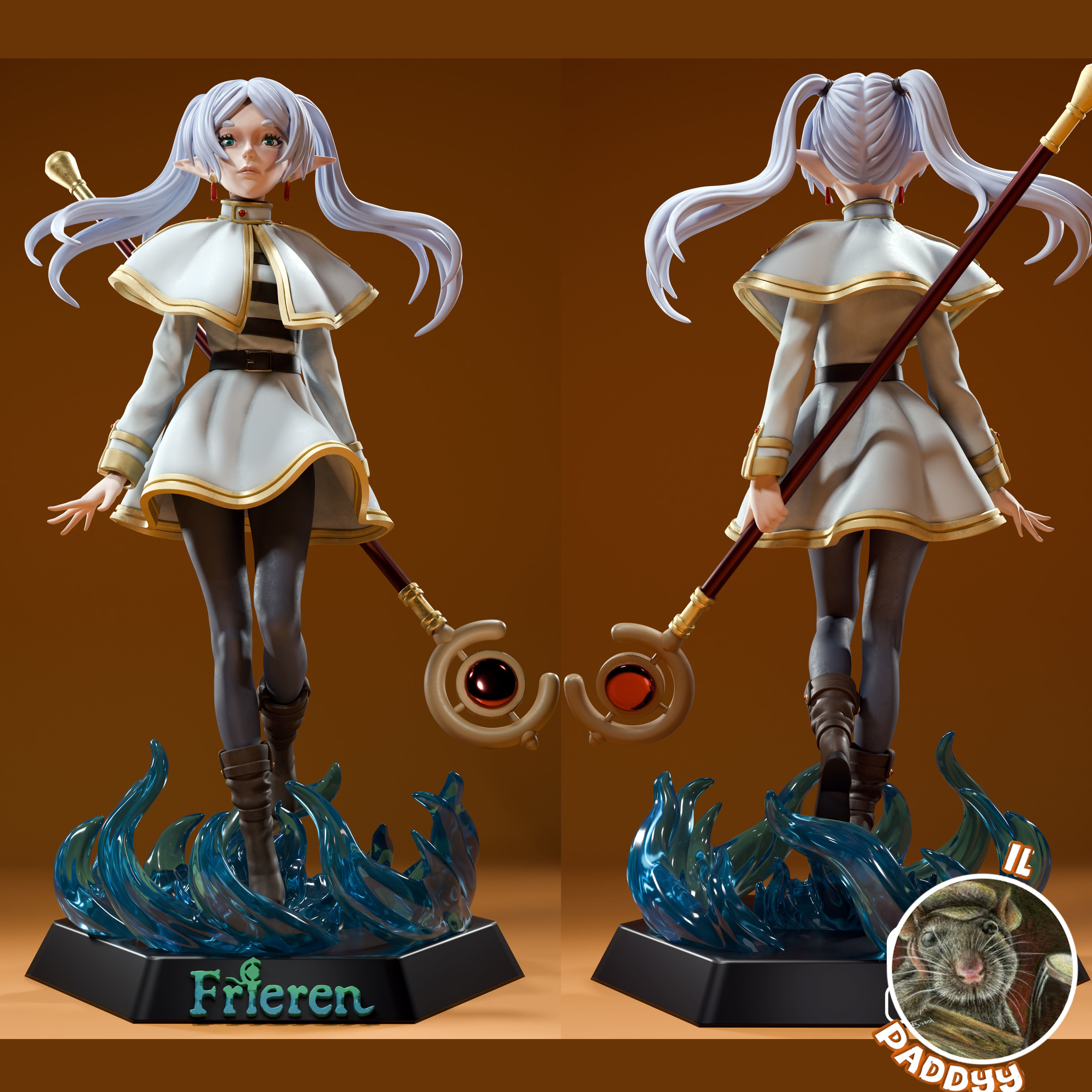 Frieren 3D model 3D printable | CGTrader