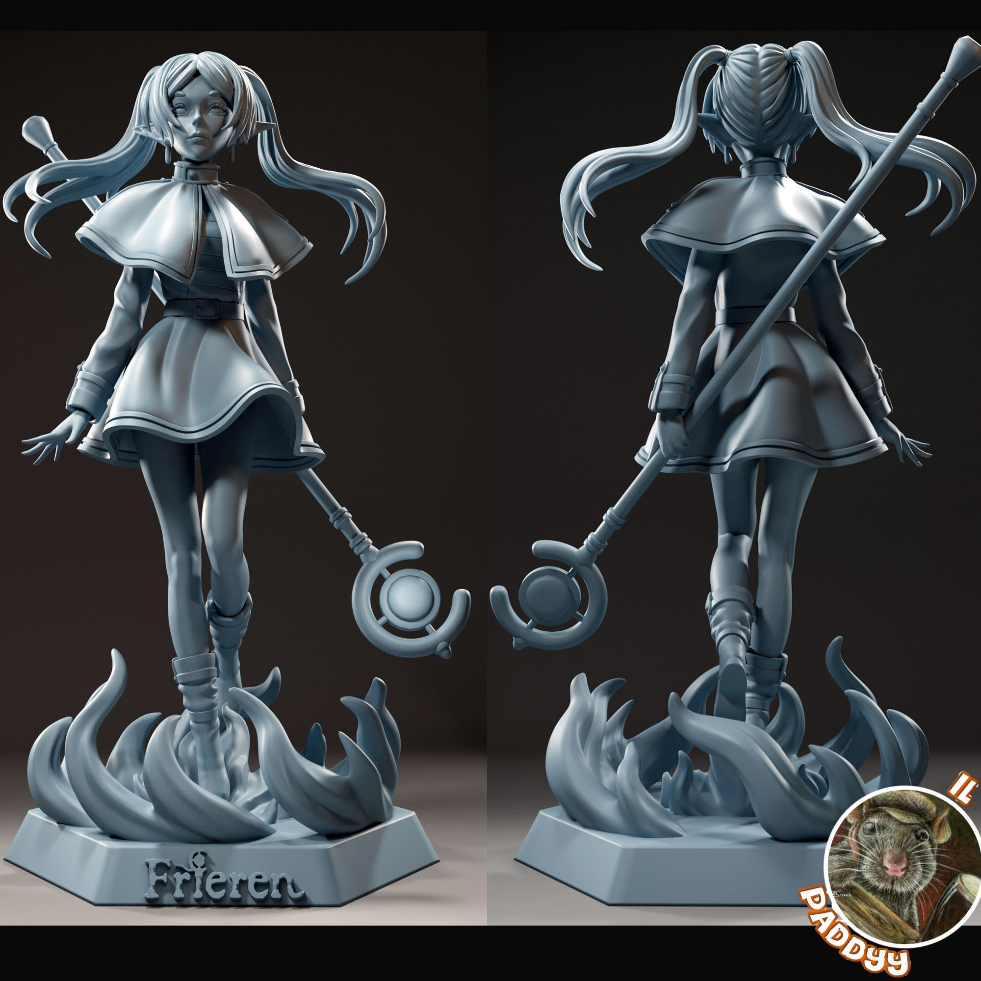 Frieren 3D model 3D printable | CGTrader