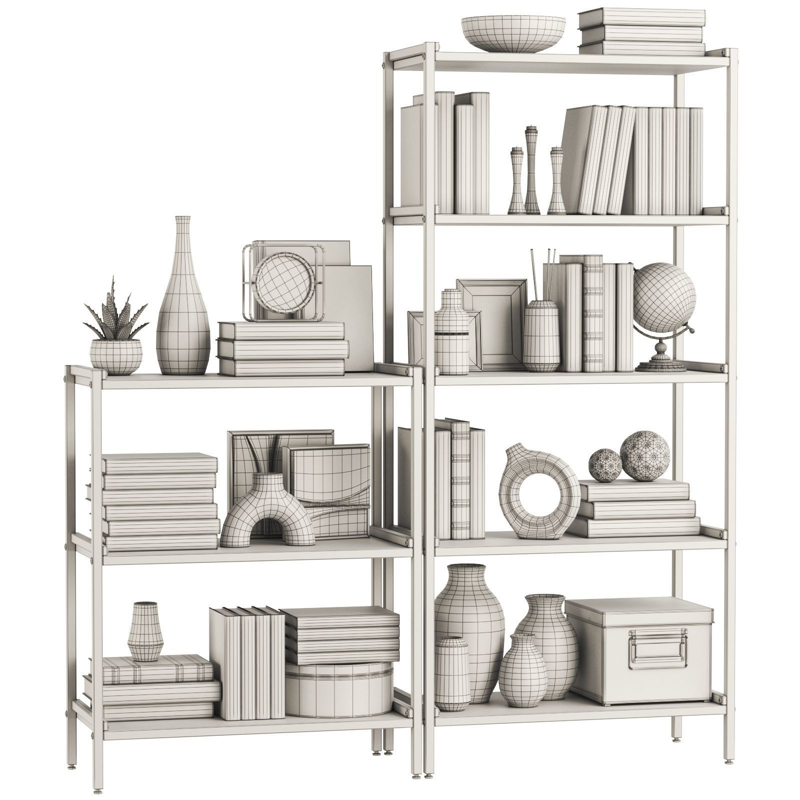 IKEA EKENABBEN rack 3D model | CGTrader