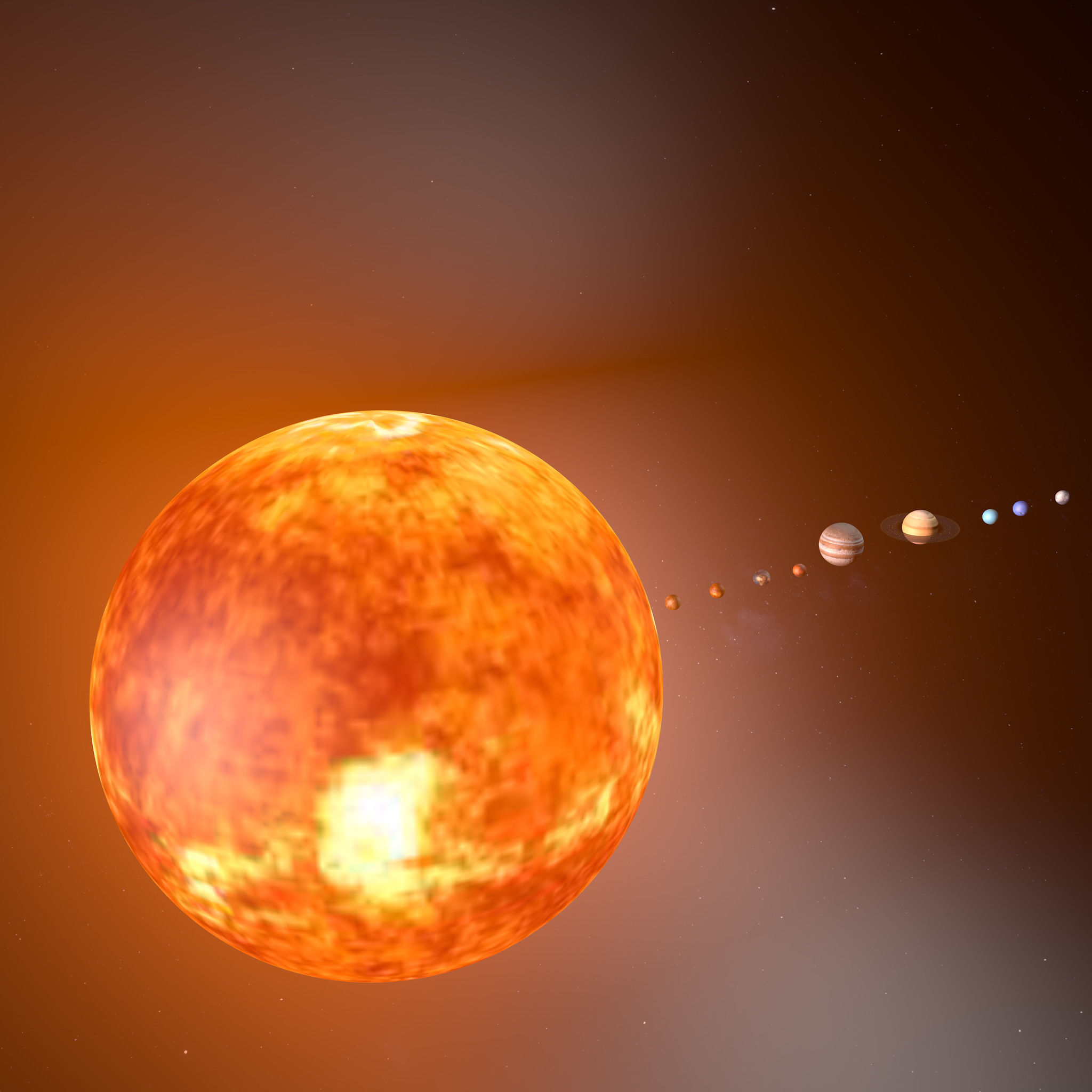 Photorealistic model of the solar system 3D model | CGTrader