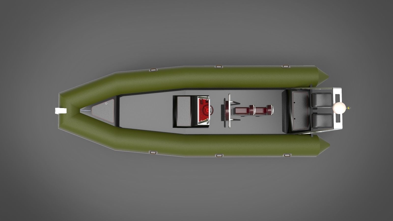 military support boat 3D model | CGTrader