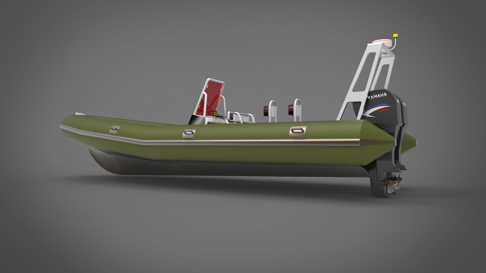 military support boat 3D model | CGTrader
