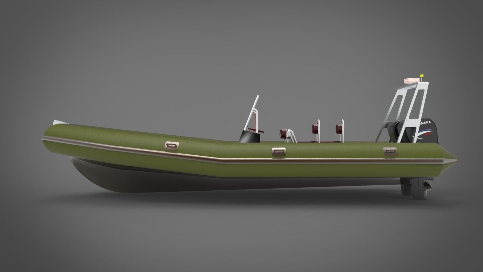 military support boat 3D model | CGTrader