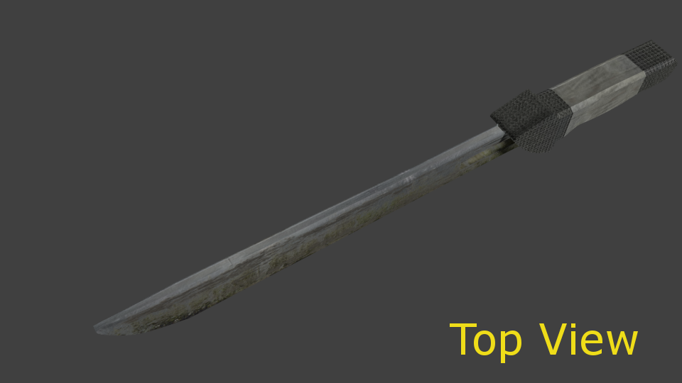 3D model Low Poly Machete VR / AR / low-poly | CGTrader