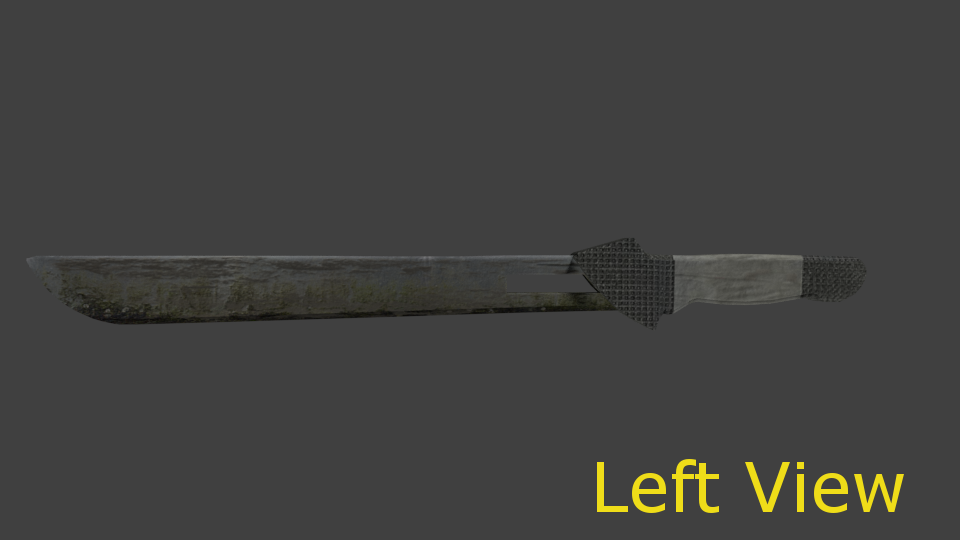 3D model Low Poly Machete VR / AR / low-poly | CGTrader