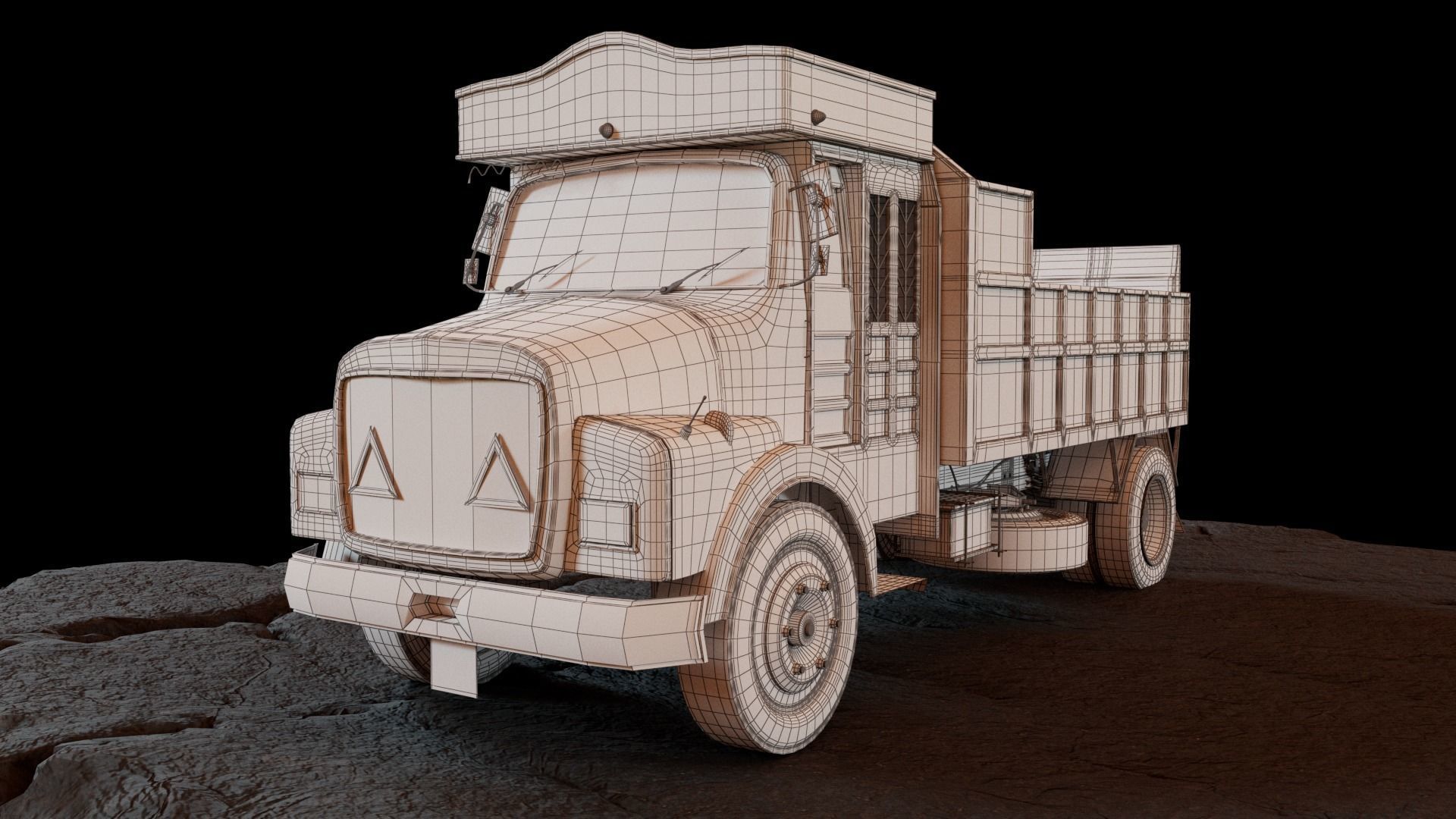 INDIAN TRUCK 3D model | CGTrader