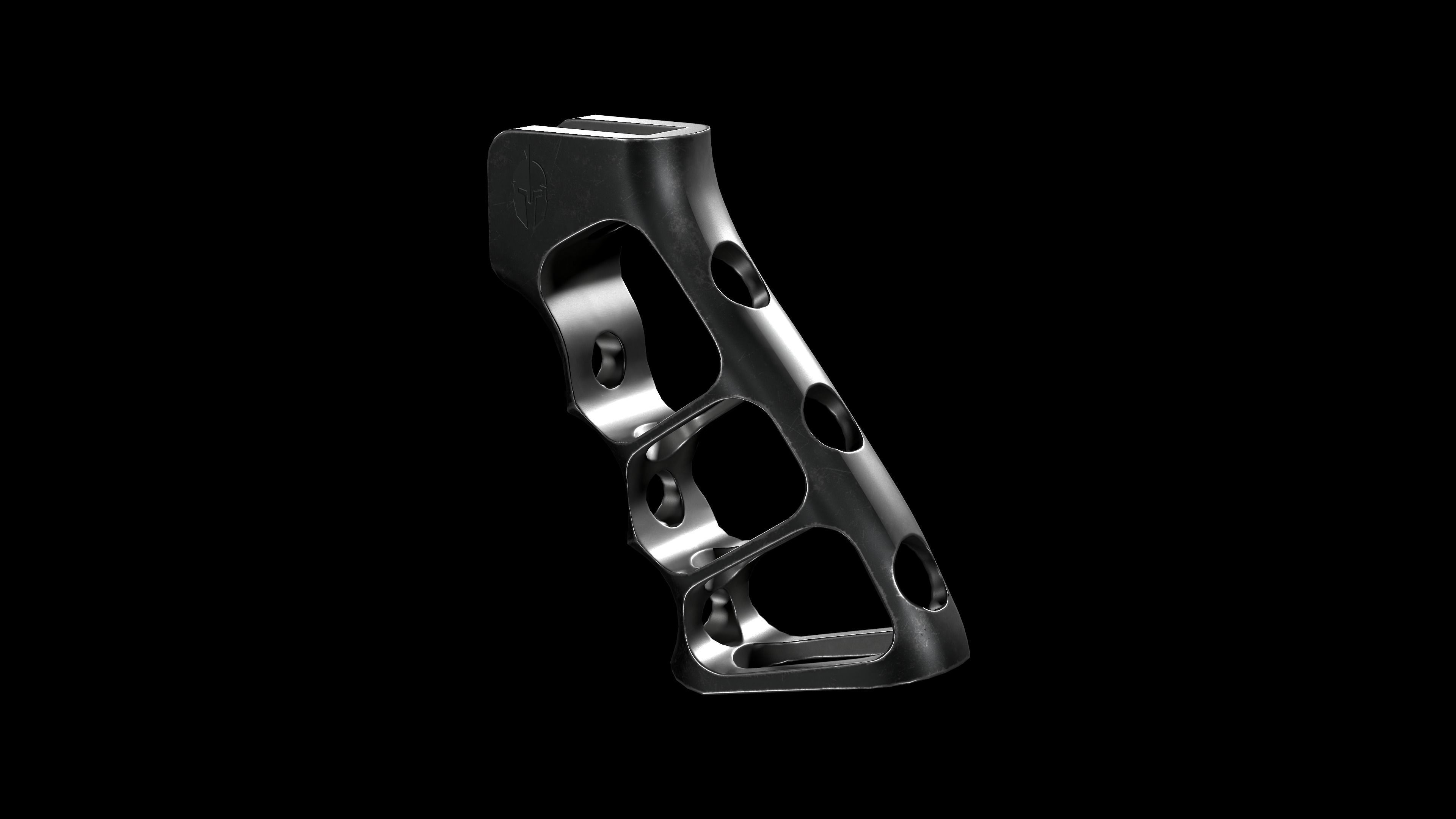 3D model Tactical Dynamics Skeletonized Grip Black VR / AR / low-poly ...
