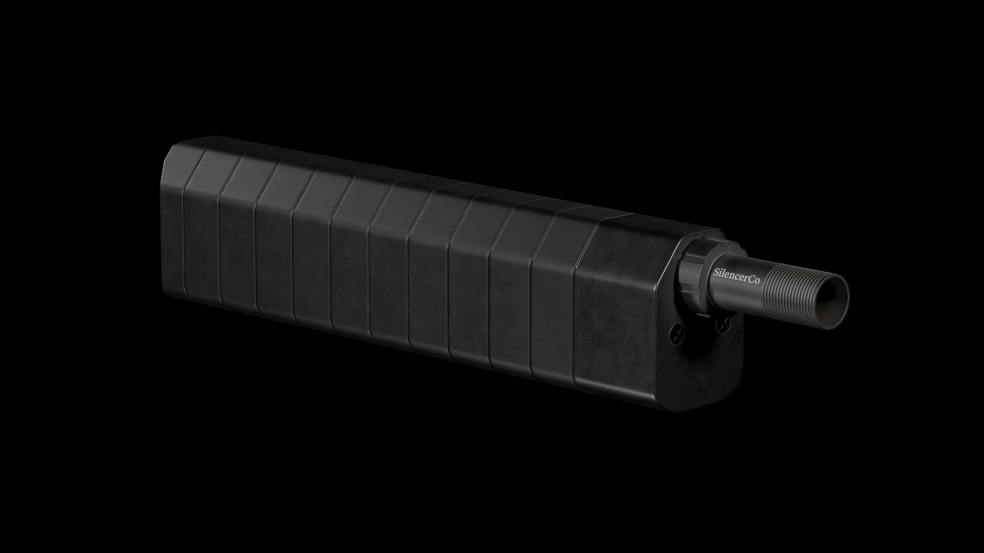 3D model SILENCERCO SALVO 12GA SHOTGUN SUPPRESSOR VR / AR / low-poly ...