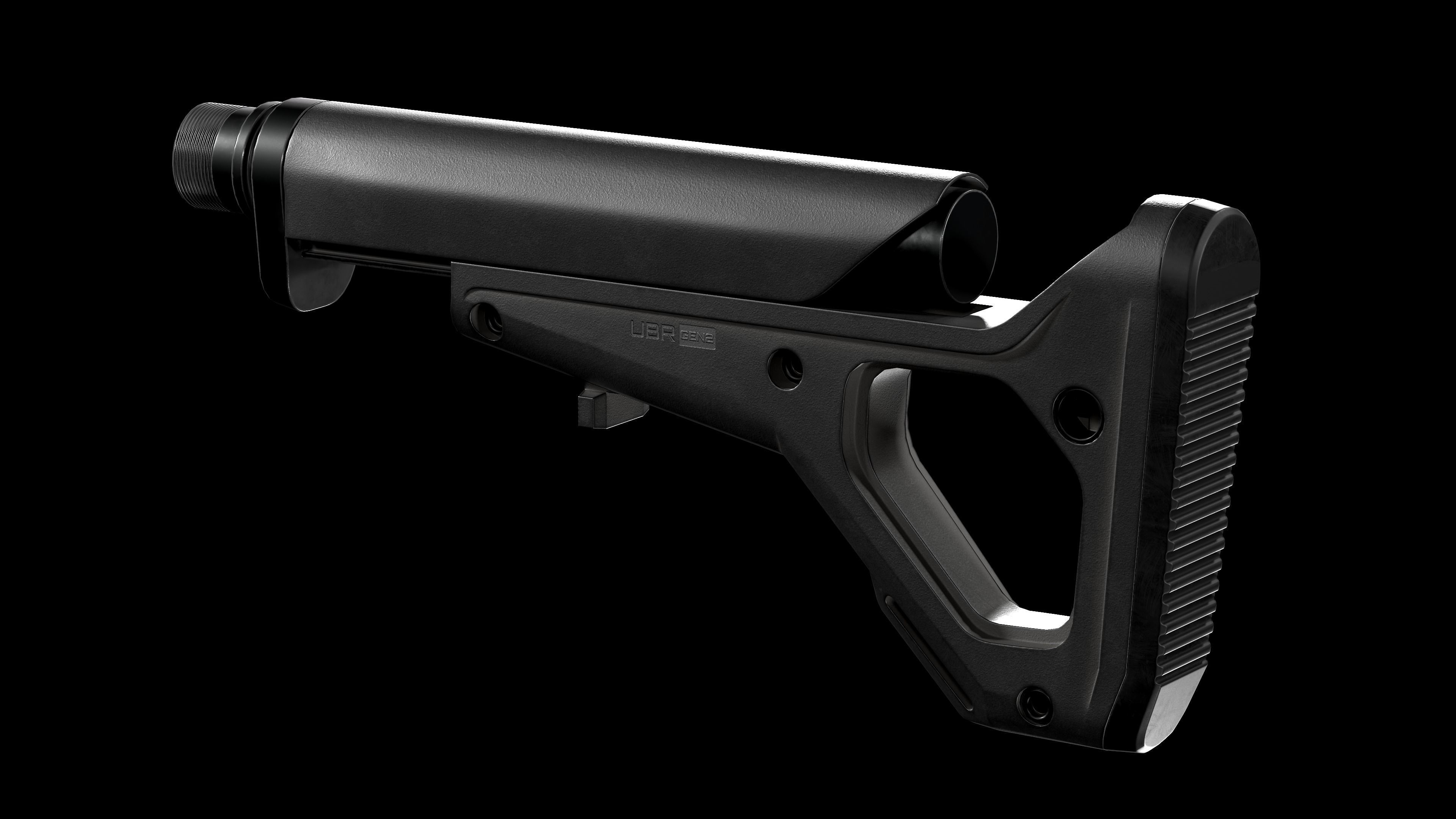 3D model Magpul UBR Gen2 Buttstock VR / AR / low-poly | CGTrader