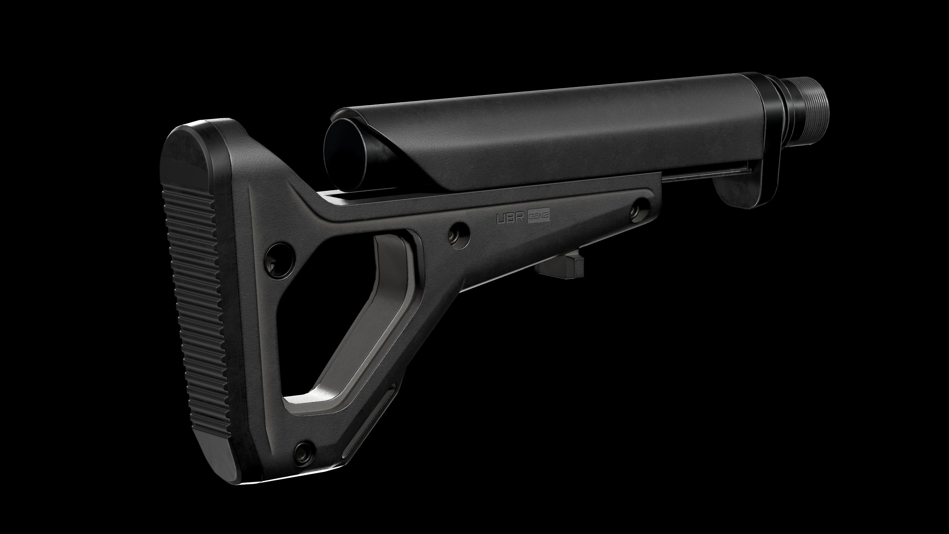 3D model Magpul UBR Gen2 Buttstock VR / AR / low-poly | CGTrader