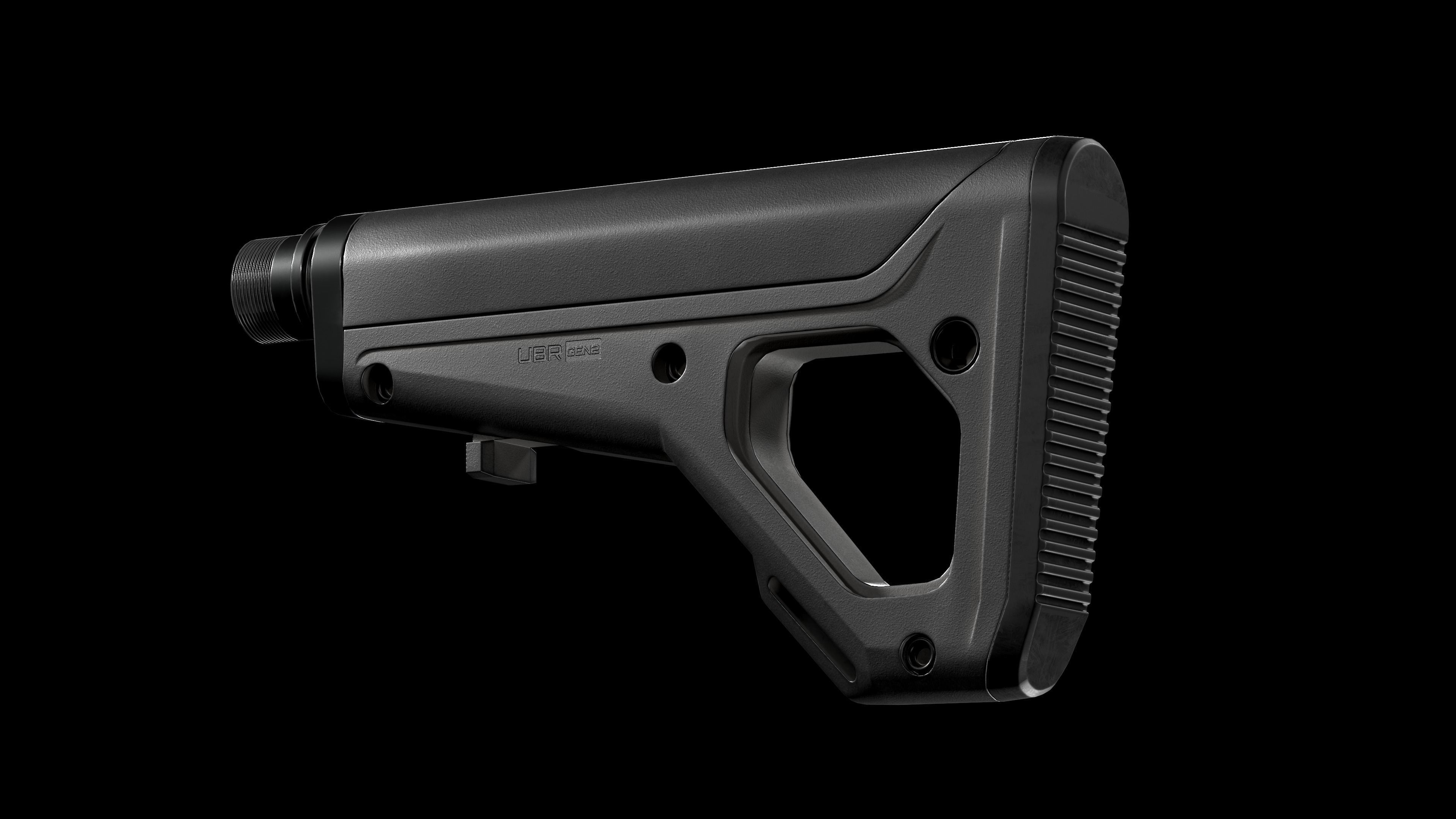 3D model Magpul UBR Gen2 Buttstock VR / AR / low-poly | CGTrader