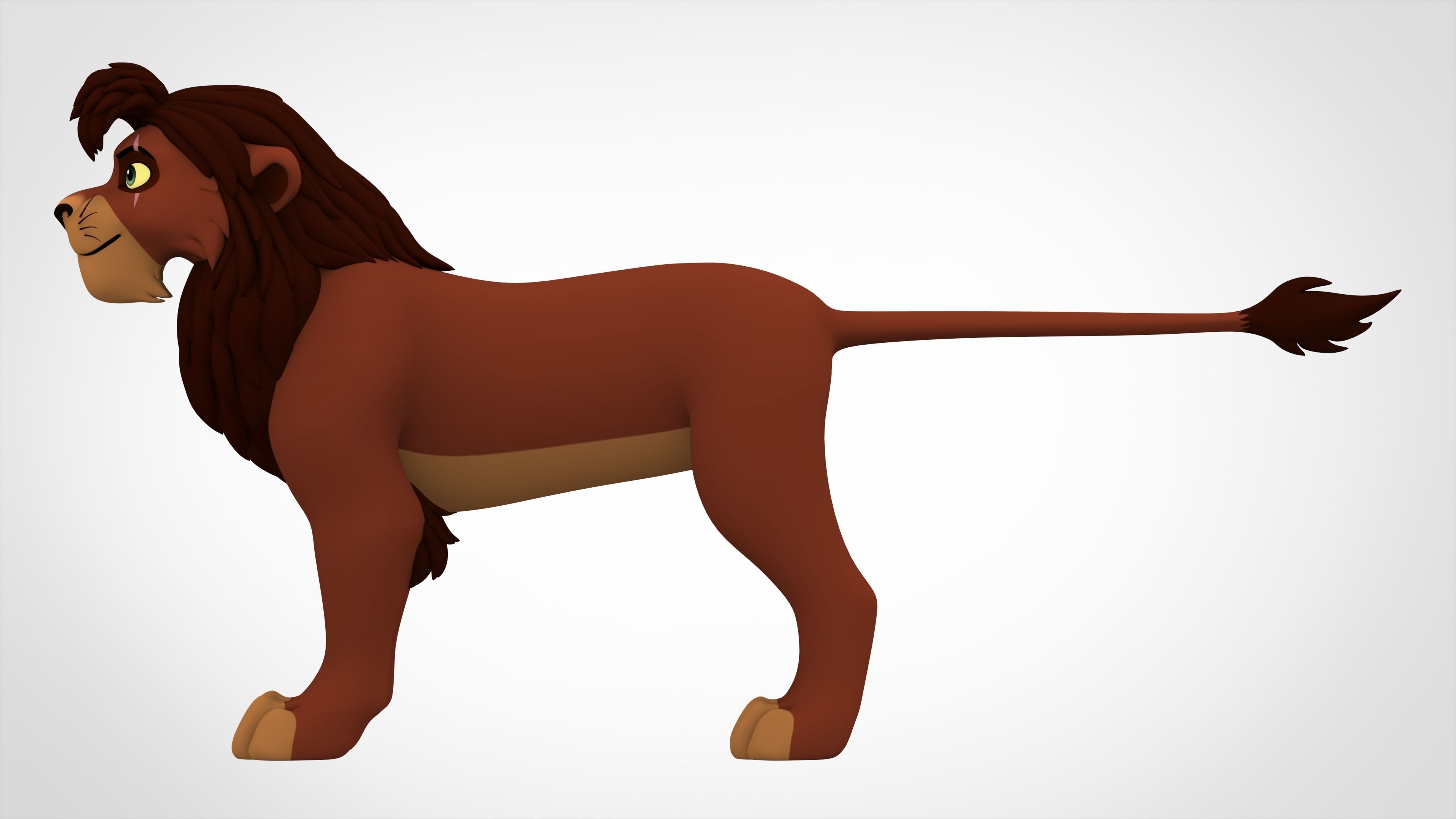 Kovu Adult 3d Model Cgtrader