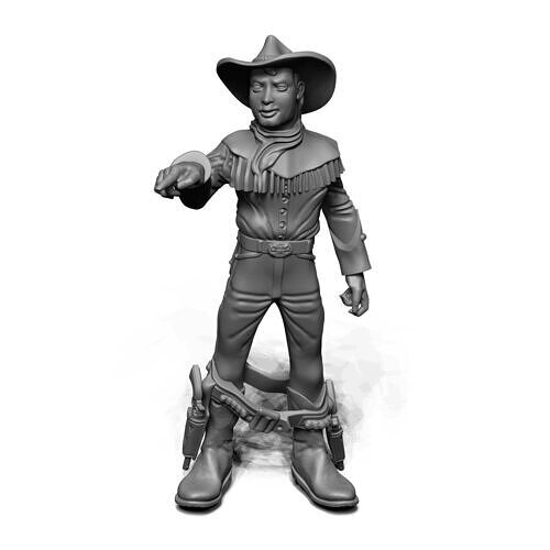Shamus McFox - Maveric Gunslinger 3D model 3D printable | CGTrader