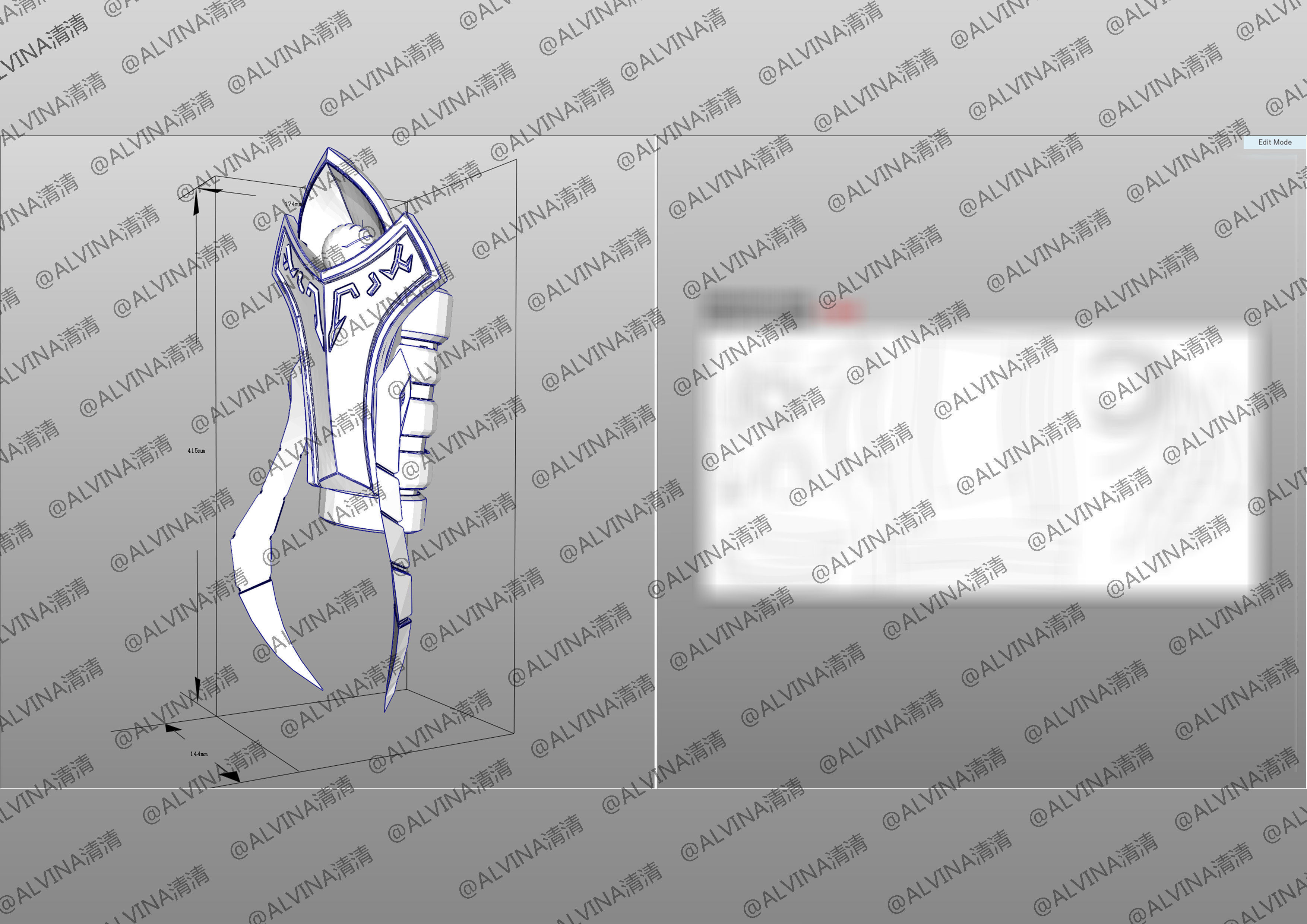 3D model Armor Hero - Shura Armour - DIY Cosplay Pepakura Foam Template ...