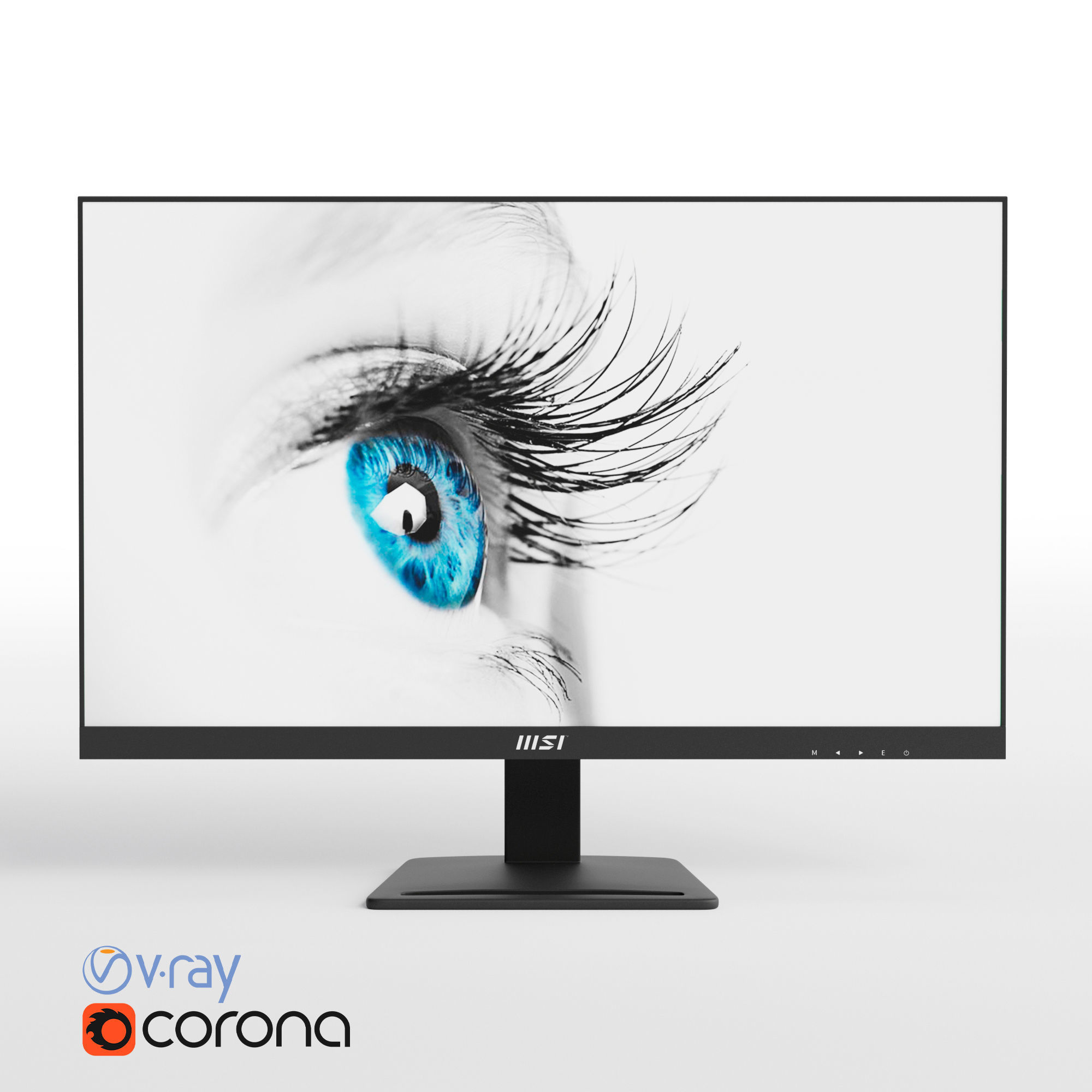 MSI PRO MP273 3D model | CGTrader