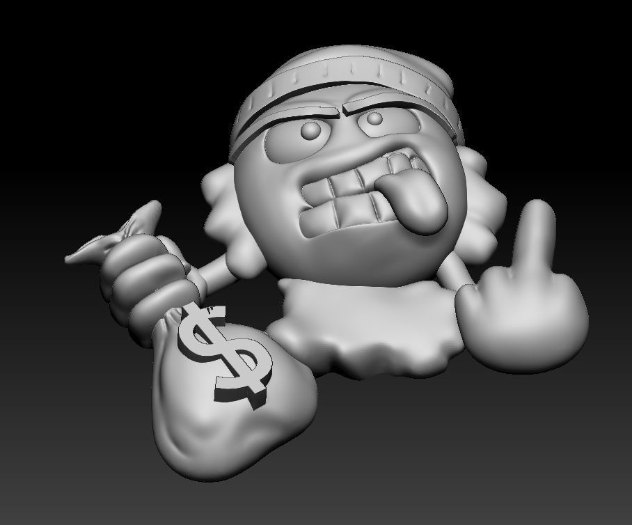 Emoji Model 3D model 3D printable | CGTrader