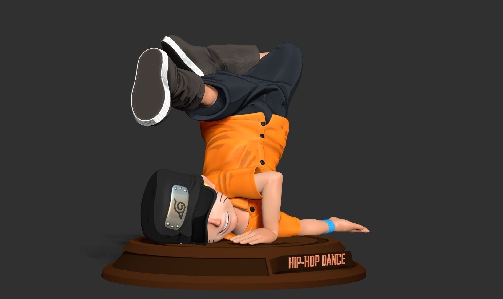 Kid Naruto dances hip-hop 3D model 3D printable | CGTrader