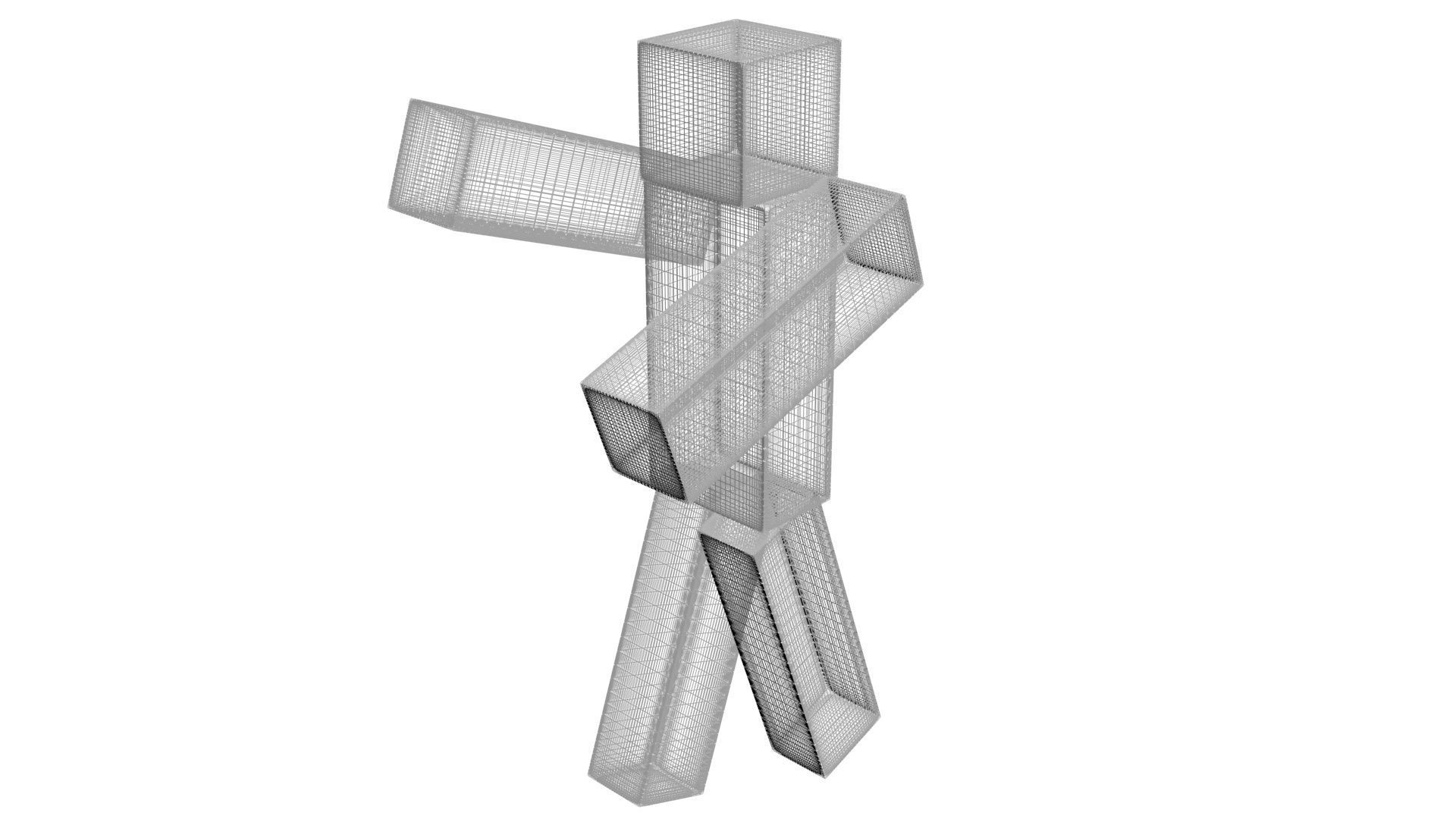 Walking Minecraft Zombie 3D model animated | CGTrader