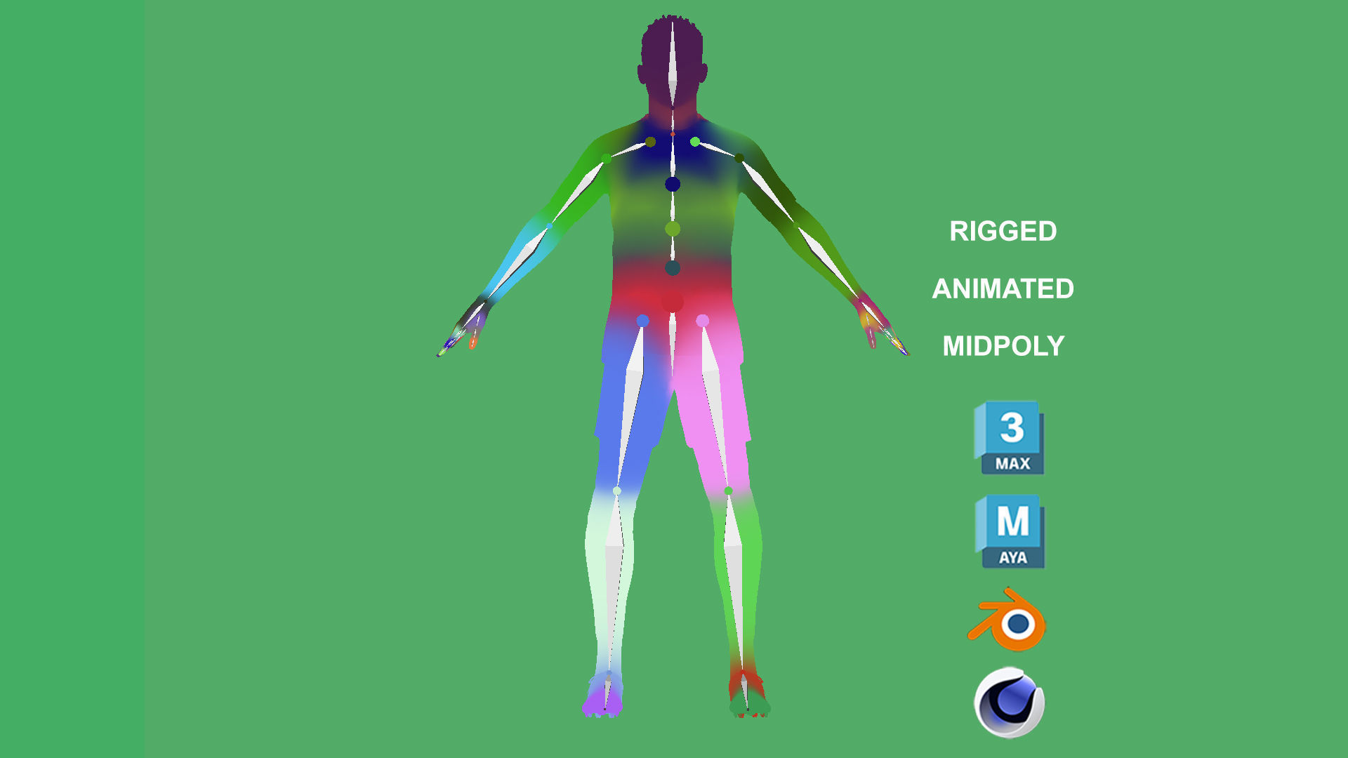 3D Rigged Nuno Mendes PSG 2024 3D model animated rigged | CGTrader