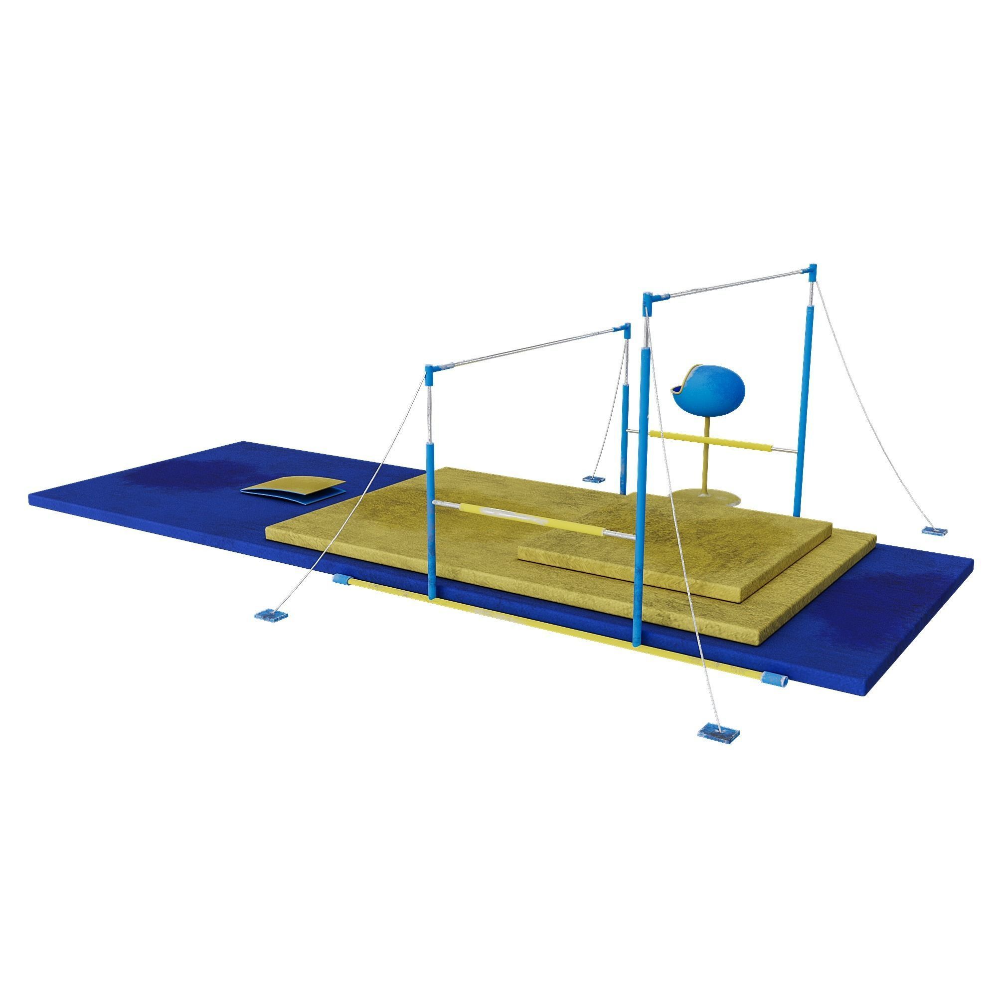 3D model gymnastic horizontal bar VR / AR / low-poly | CGTrader