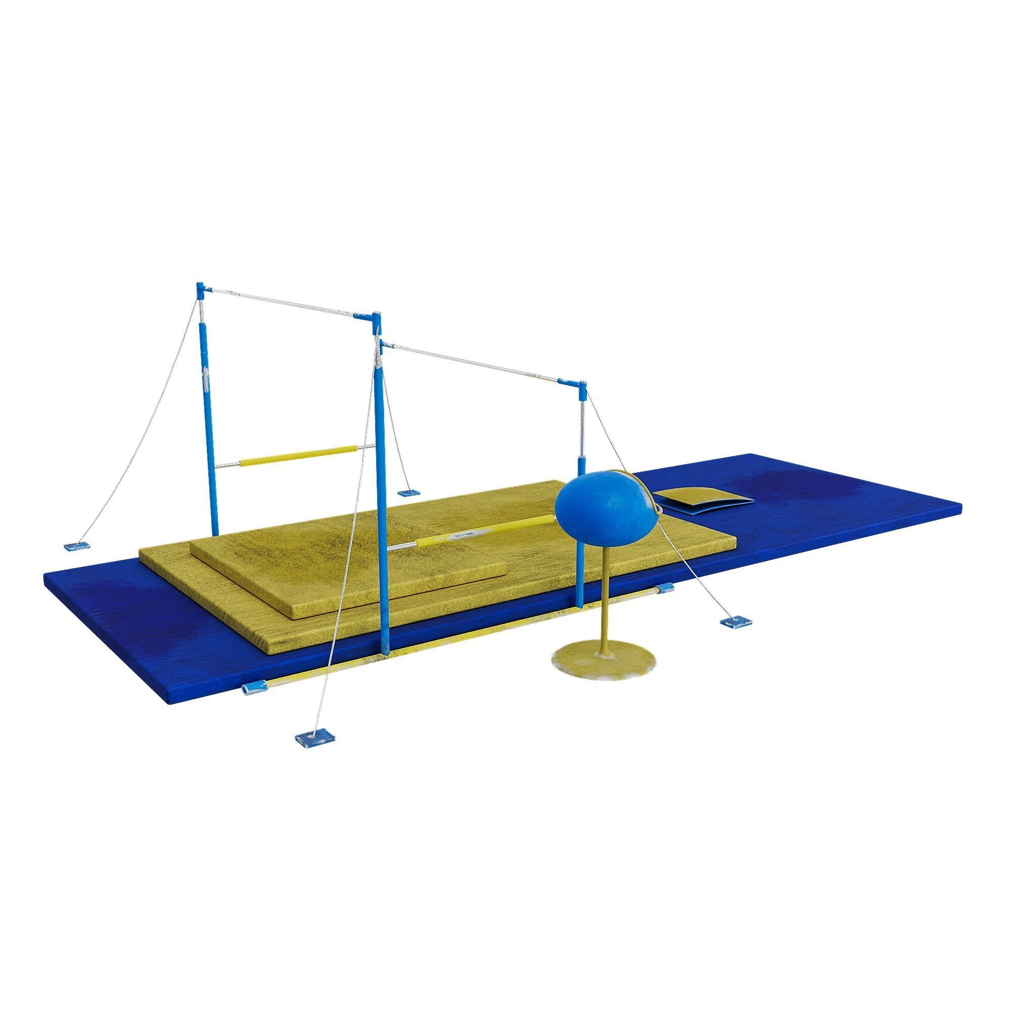 3D model gymnastic horizontal bar VR / AR / low-poly | CGTrader