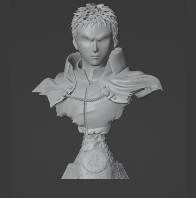 Buste Naruto Kage mode 3D model 3D printable | CGTrader