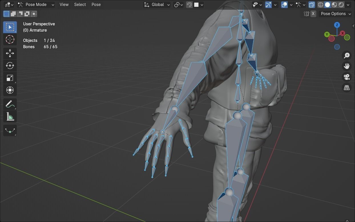 Cyberpunk Character cyber assassin 3D model rigged | CGTrader