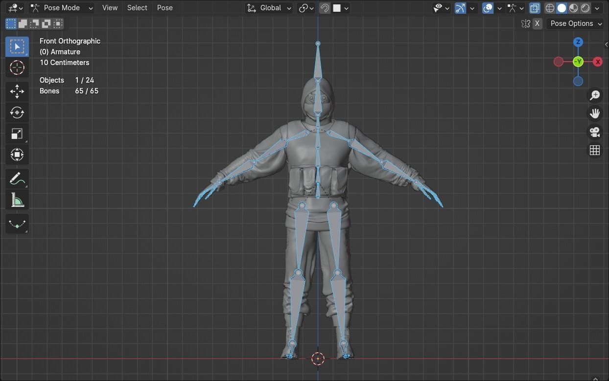 Cyberpunk Character cyber assassin 3D model rigged | CGTrader