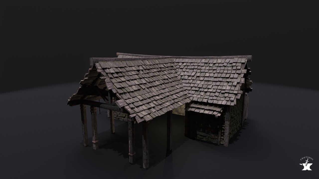 3D model Realistic Medieval Forge VR / AR / low-poly | CGTrader