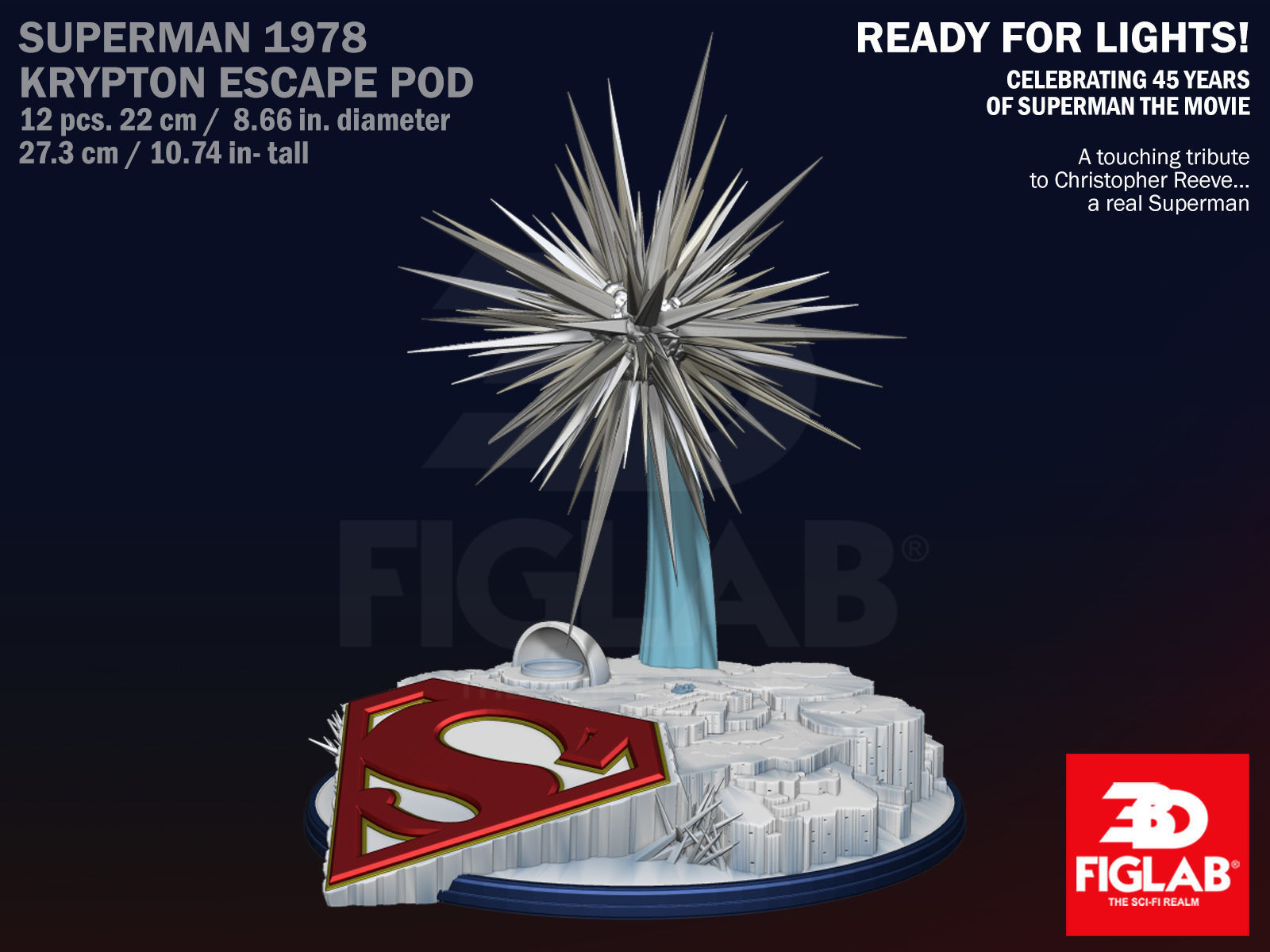 SUPERMAN THE MOVIE - KRYPTON ESCAPE POD 3D model | CGTrader