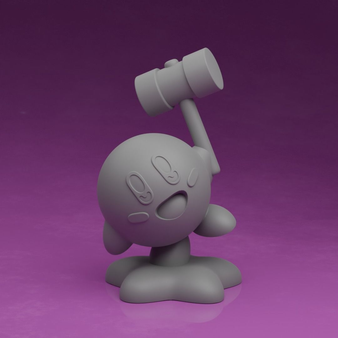 Kirby Martelinho Smash Bros 3D model 3D printable | CGTrader