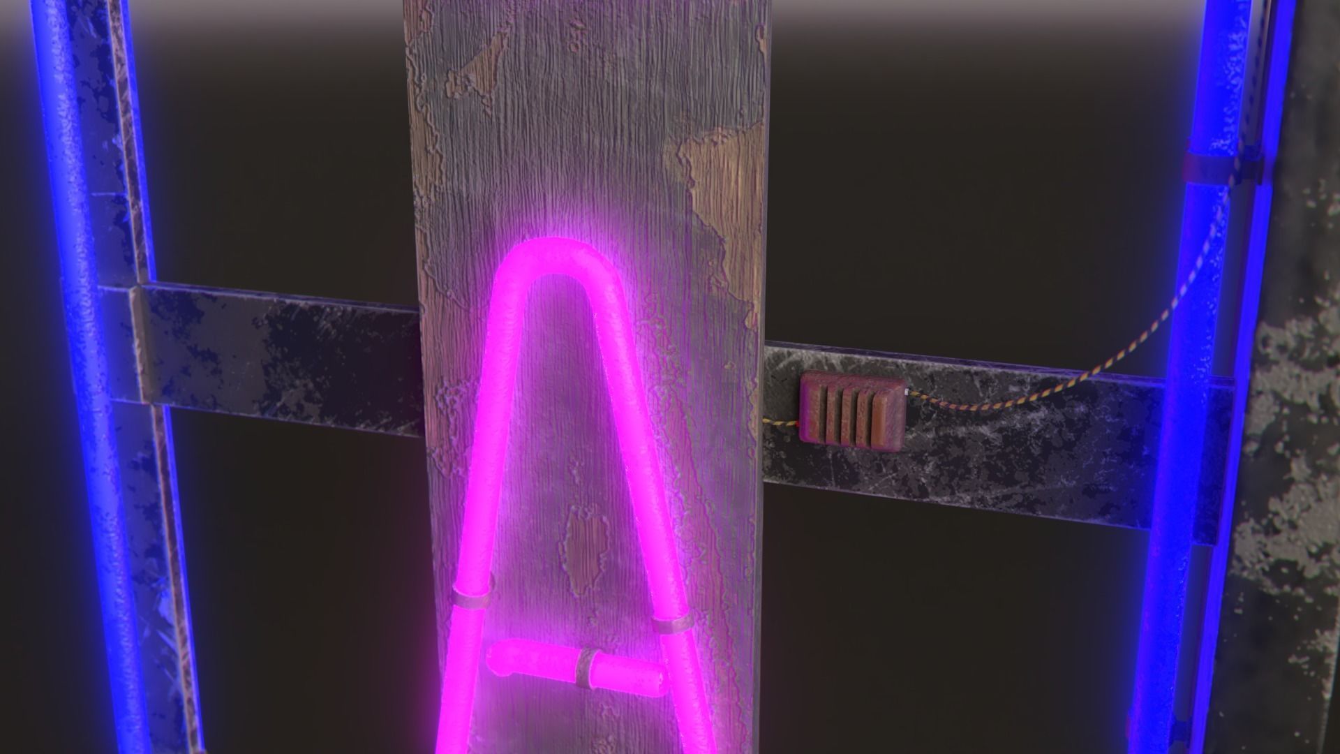 3D model Neon bar sign large VR / AR / low-poly | CGTrader