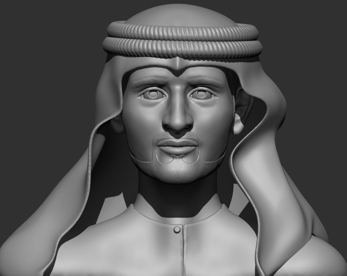 Hamdan bin Mohammed Al Maktoum 3D model 3D printable | CGTrader