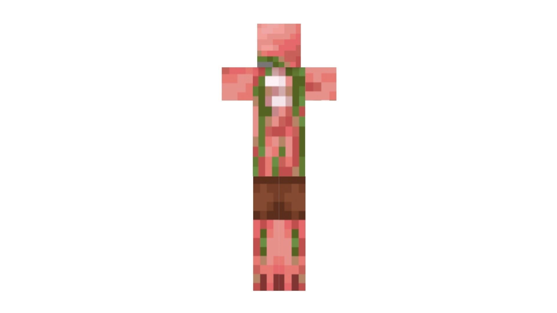 Minecraft Zombie Pigman 3D model | CGTrader