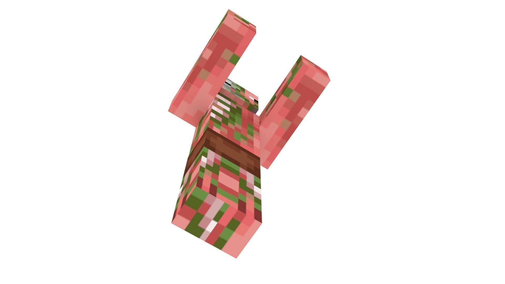 Minecraft Zombie Pigman 3D model | CGTrader