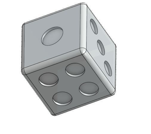 Single Die 3D model 3D printable | CGTrader