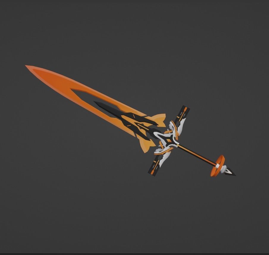 3D model Honkai Impact 3rd Cleaver Of Shamash VR / AR / low-poly | CGTrader