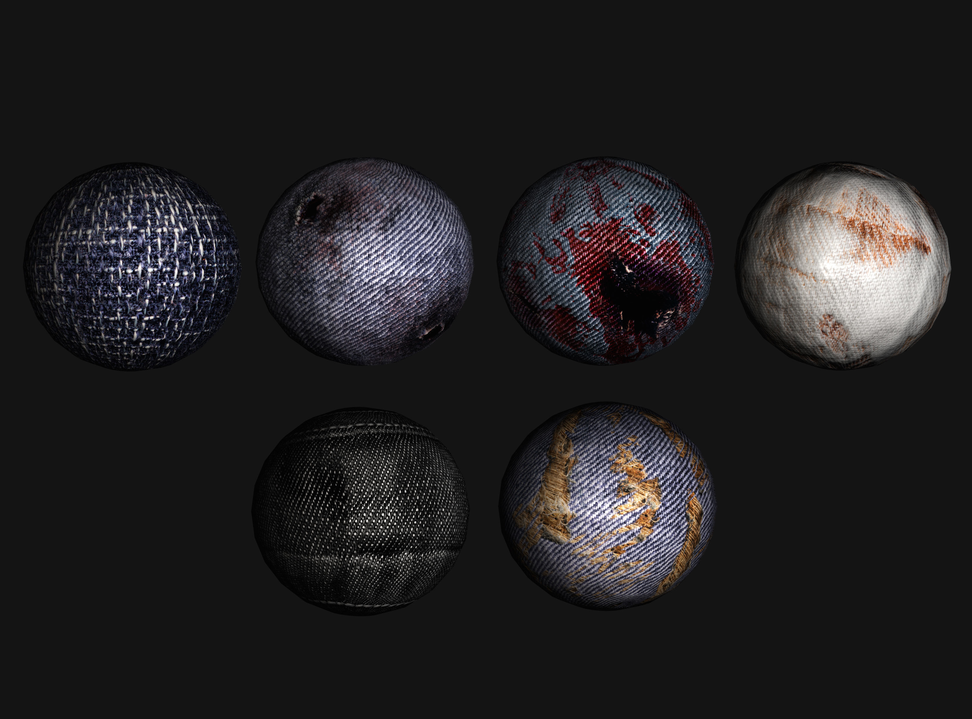 30 Dirty torn denim jeans cloth seamless photo 4k PBR textures Texture ...