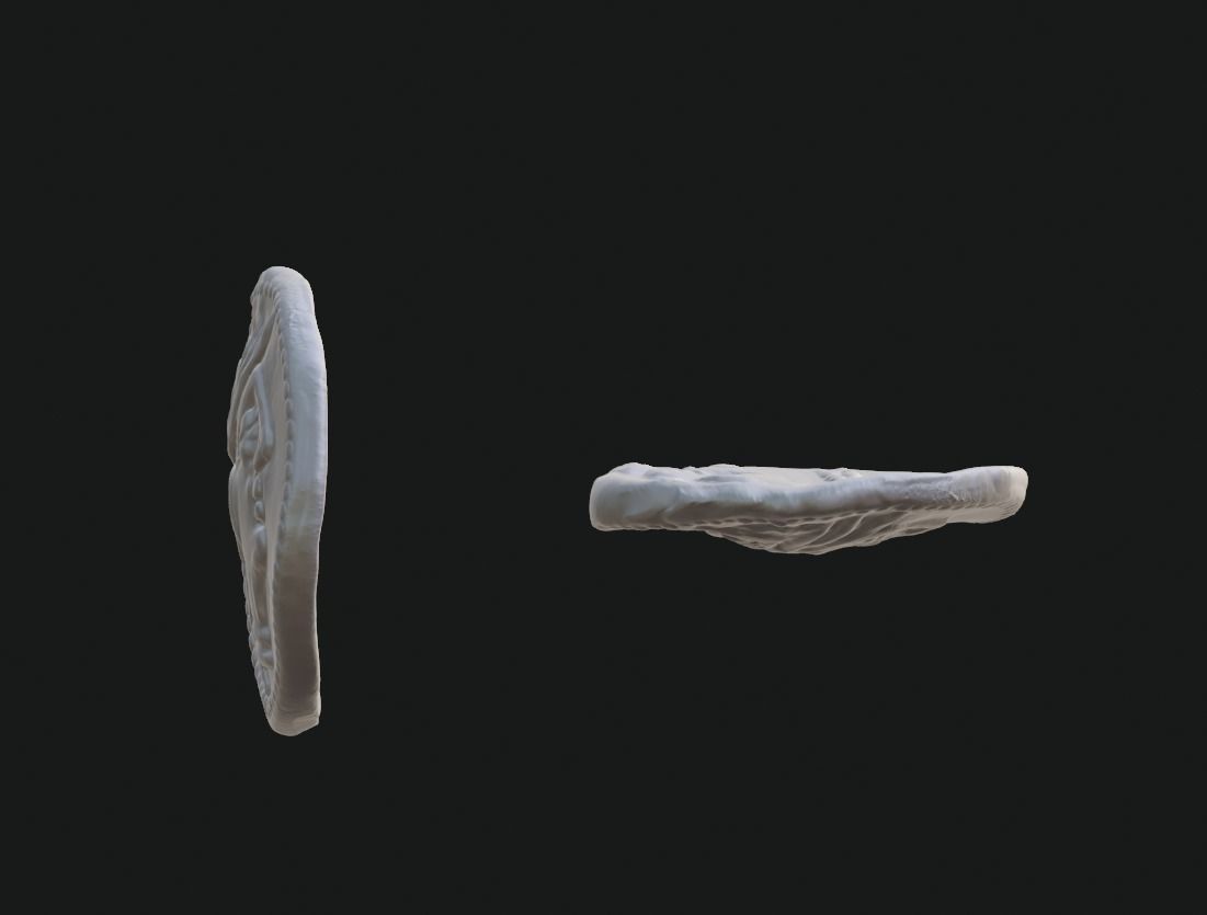 Roma and Victory Silver Denarius Greek Coin 3D model 3D printable ...