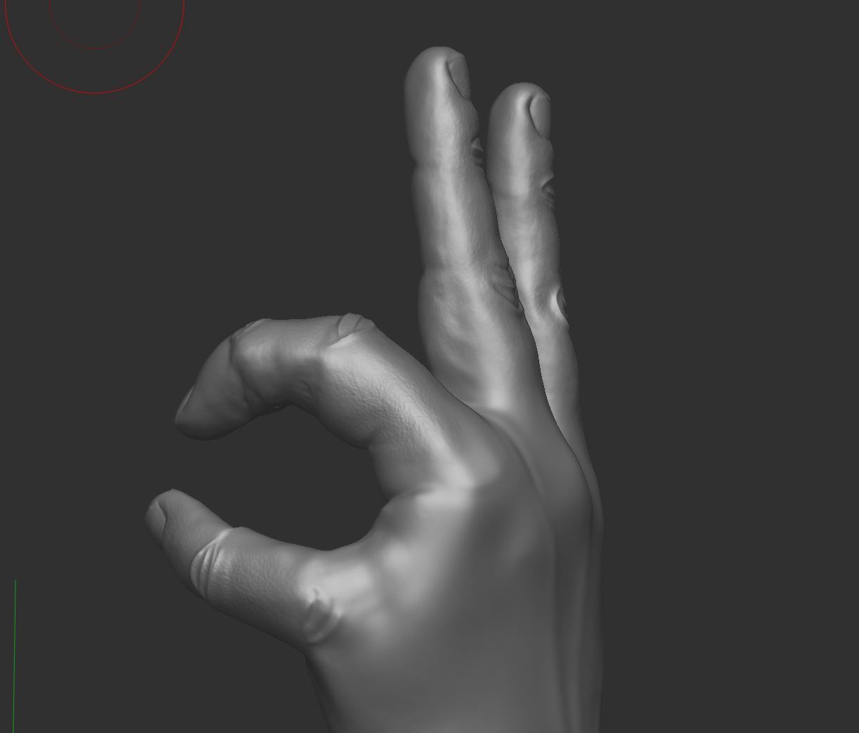 Hand holding diamond 3D model 3D printable | CGTrader