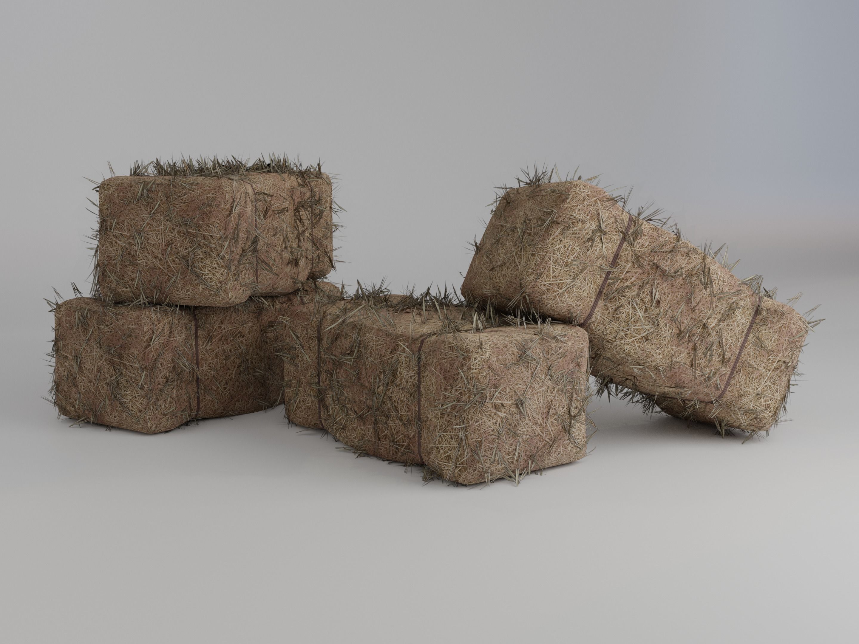 Realistic Hay Bale free VR / AR / low-poly 3D model | CGTrader