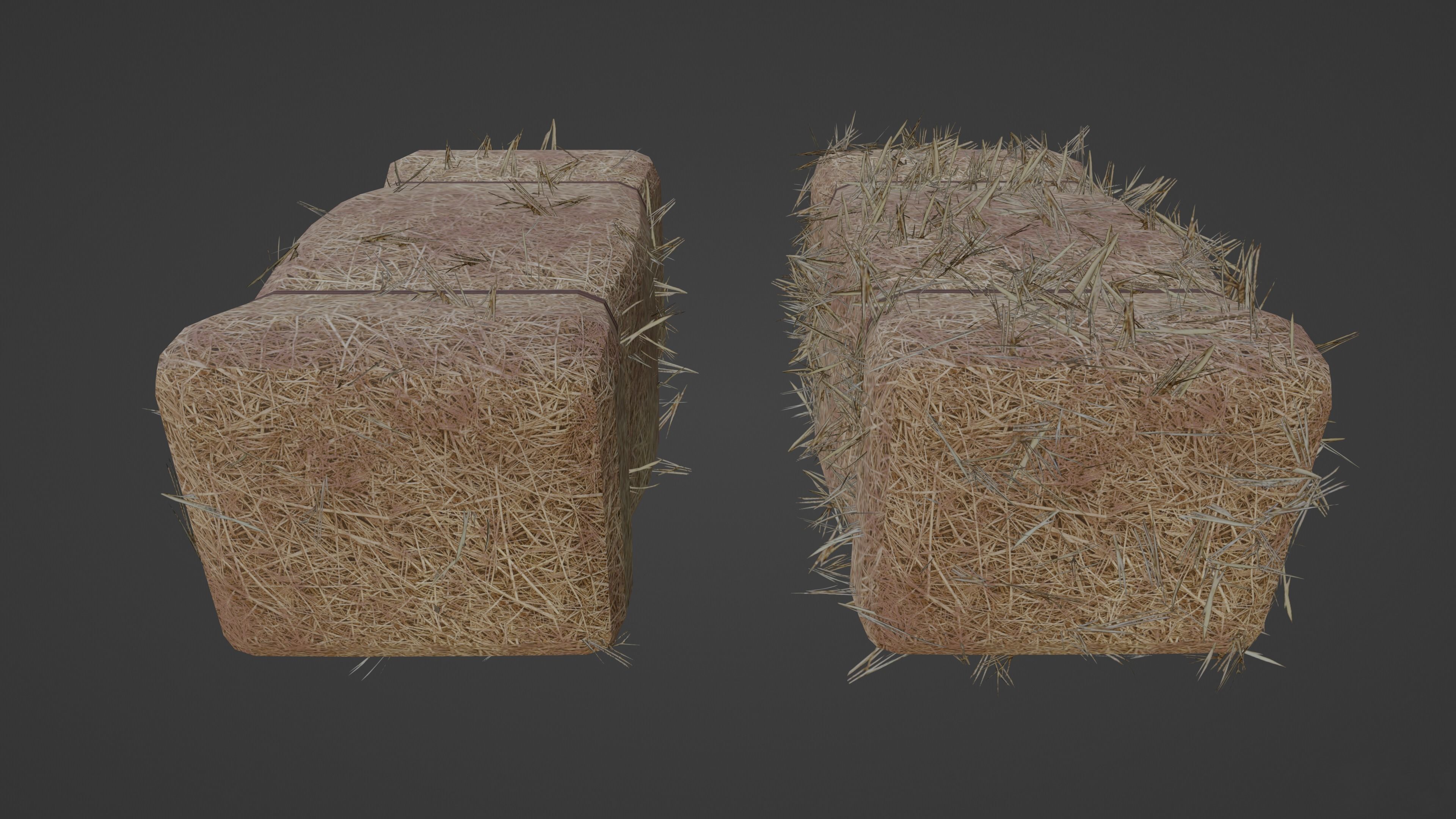 Realistic Hay Bale free VR / AR / low-poly 3D model | CGTrader