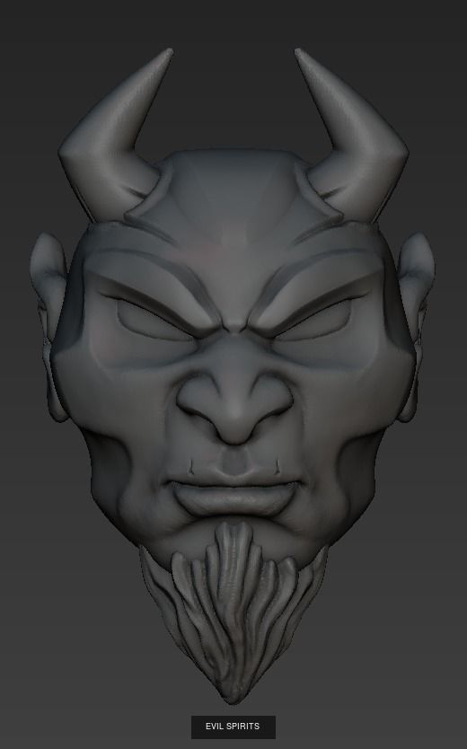 4 Demon heads 3D Model Collection 3D printable | CGTrader