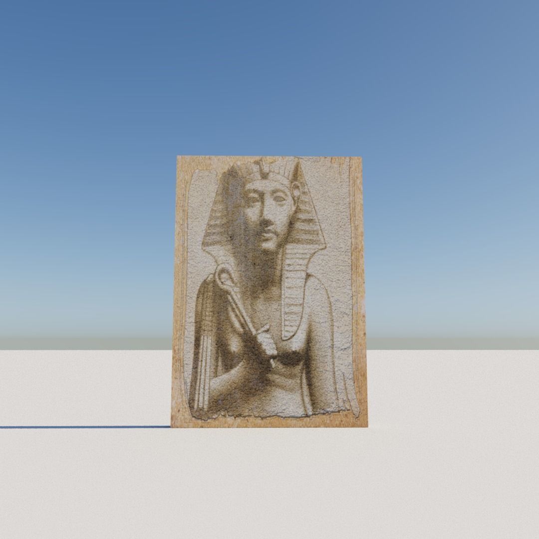 3D model Egyptian Pharaonic shape VR / AR / low-poly | CGTrader