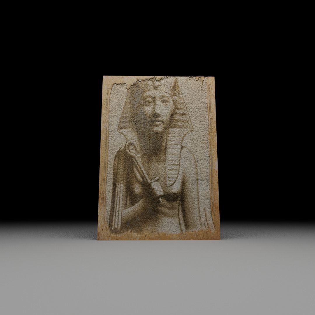 3D model Egyptian Pharaonic shape VR / AR / low-poly | CGTrader