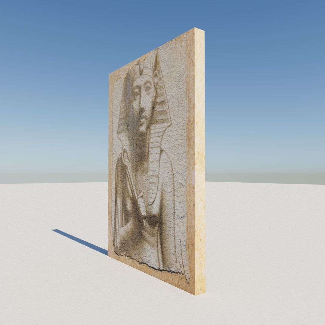 3D model Egyptian Pharaonic shape VR / AR / low-poly | CGTrader
