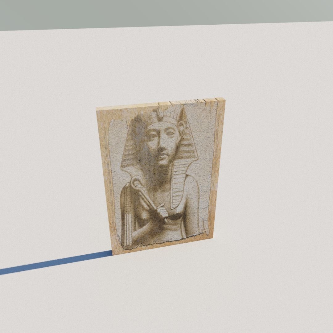 3D model Egyptian Pharaonic shape VR / AR / low-poly | CGTrader