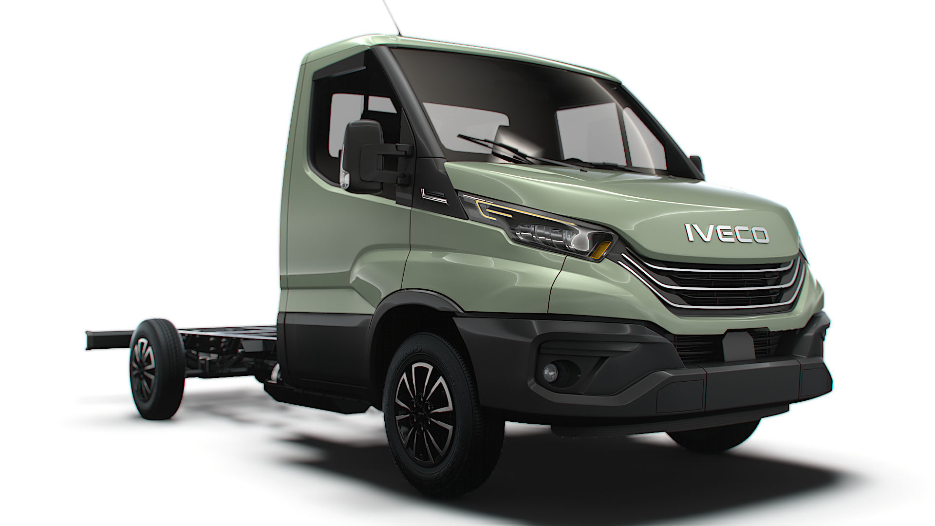 Iveco Daily Single Cab L2 Chassis 2024 3D model | CGTrader